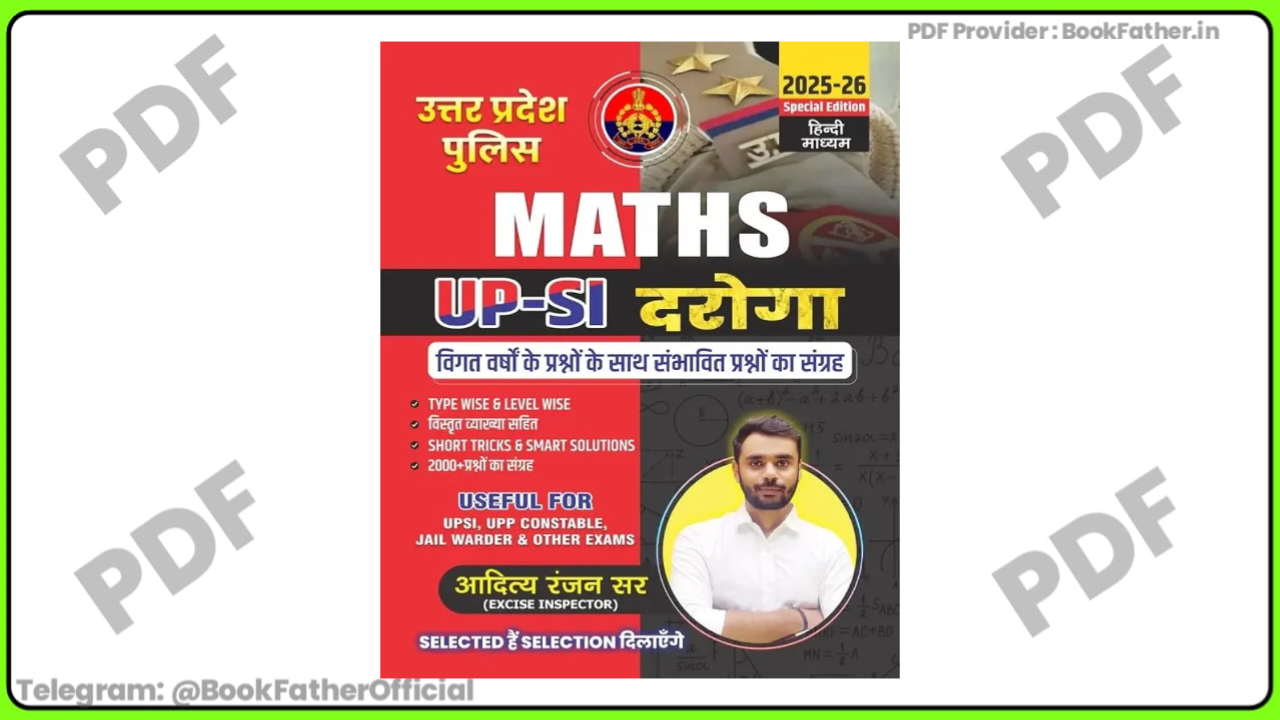 Aditya Ranjan UP Police Maths UP Si Daroga 2025-26 Hindi Medium Book ₹0 ...
